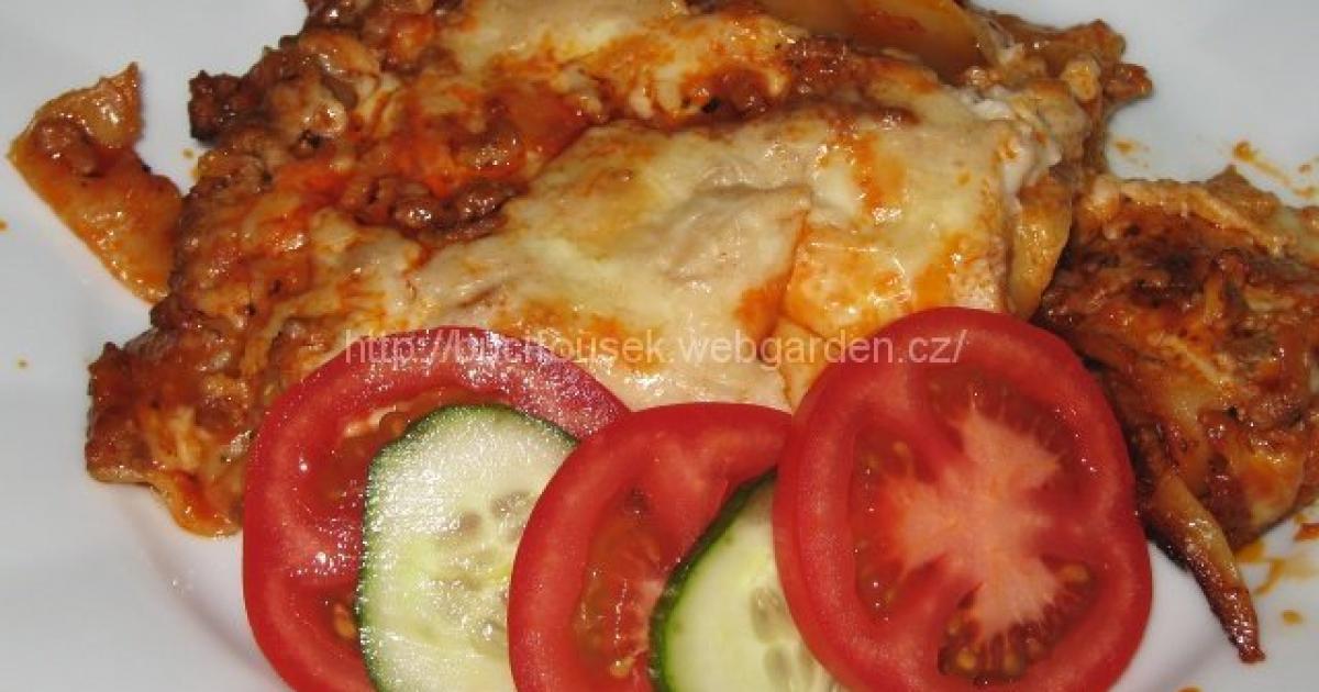 "Lasaně" | můj recept na lasagne | jitulciny-recepty.cz